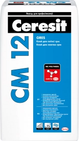 Клей для плитки CM12 Ceresit 25 кг - купить в Минске