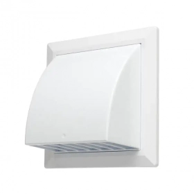 Вентиляционная решетка фасадная 170х170 мм с обратным клапаном и ...