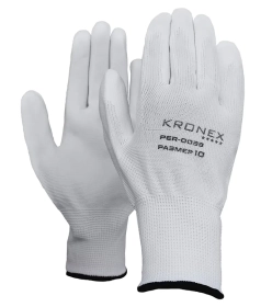 Перчатки нейлоновые Kronex Neuron-PU с полиуретановым покрытием белые ...