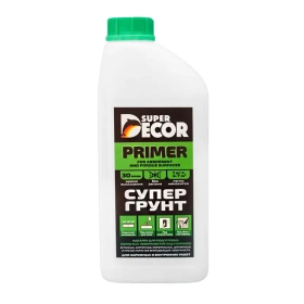 Грунтовка Super Decor Супергрунт 70 + Антисепт 1 кг купить в Минске, цена